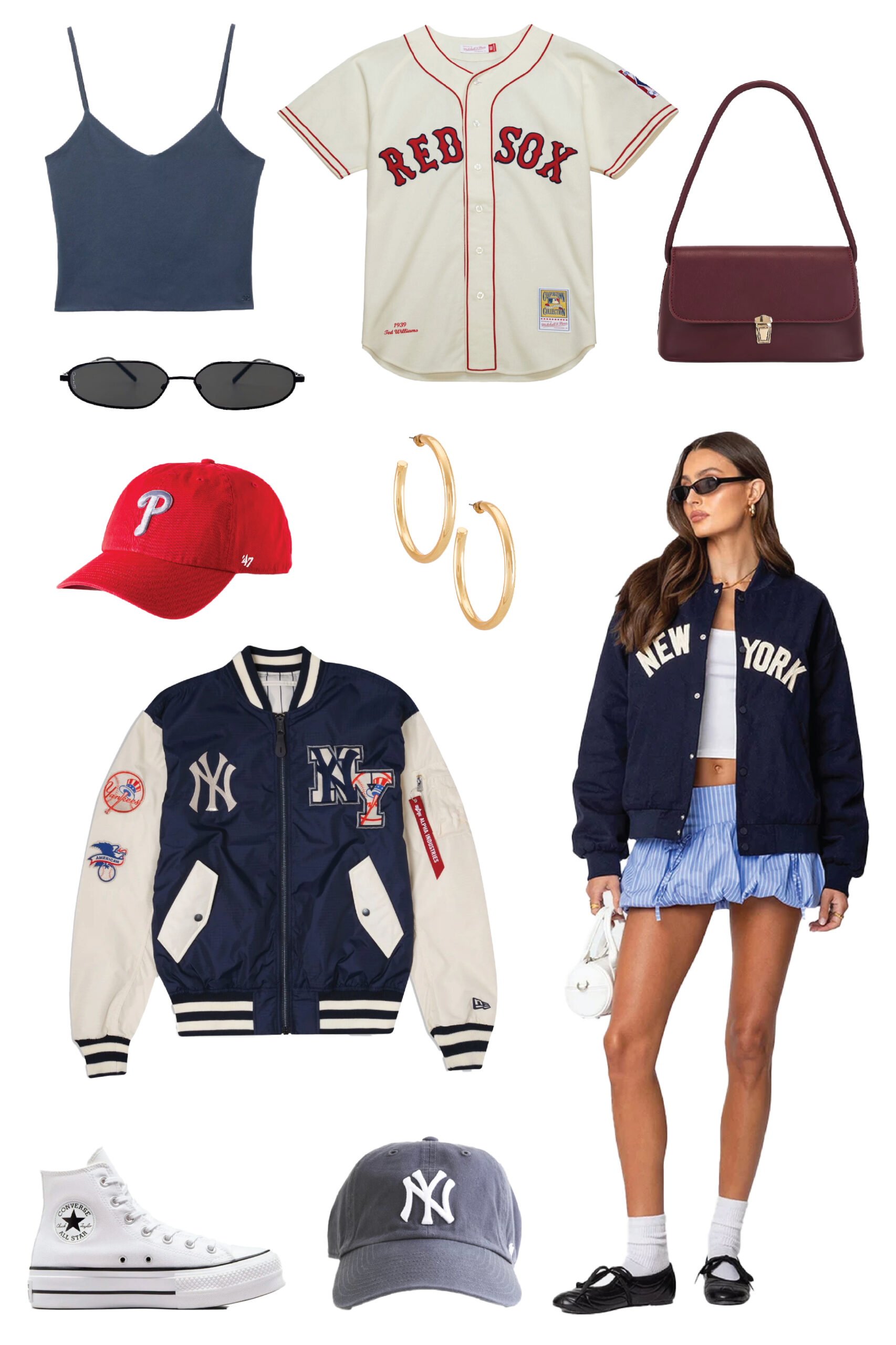 12 Insanely Chic Baseball Game Outfits to Copy This Season | Currently ...